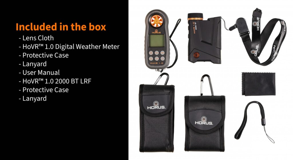 Laser Range Finder + Weather Meter Kit - Horus Vision