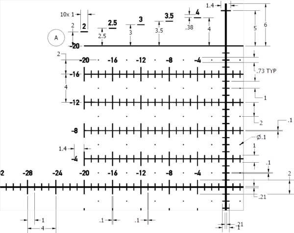 H322™-MOA Spotting Scope Reticle - Horus Vision